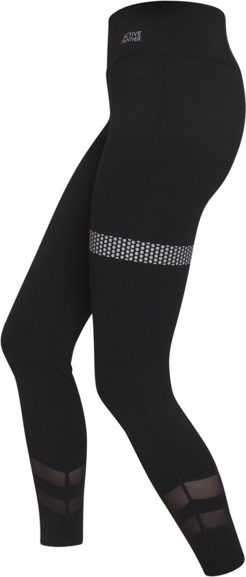 Active Panther Legging Mandy UNI Mesh Black, Dames Legging met Hoge Taille voor... | bol