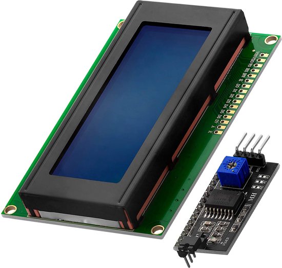 AZDelivery HD44780 2004 LCD Display Bundel 4x20 tekens met I2C interface compatibel... | bol