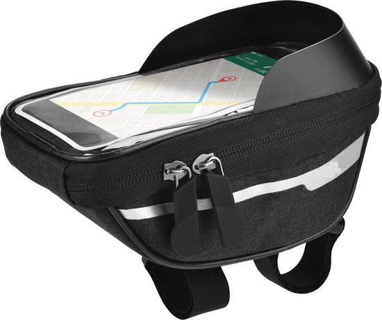 XXL Telefoonhouder Fiets Waterdicht - Telefoon Houder Stuur Frame ...