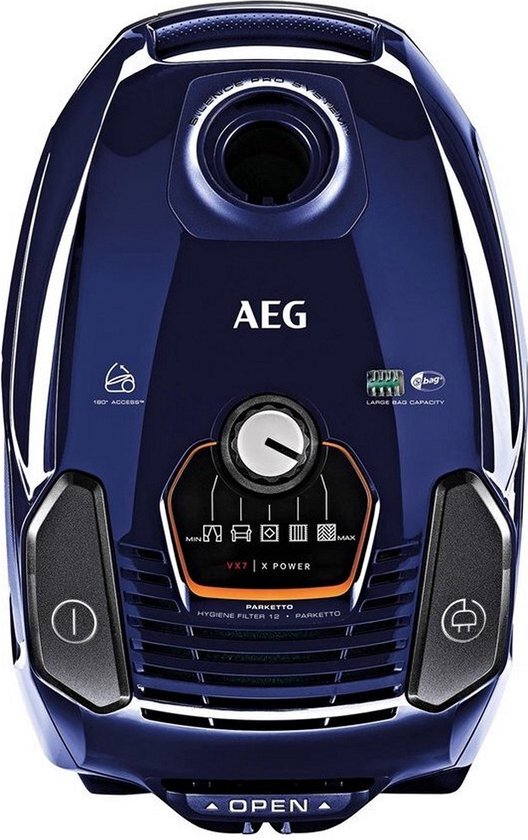 AEG VX7-2-DB X Power Stofzuiger 650W Blauw/Zwart | bol.com