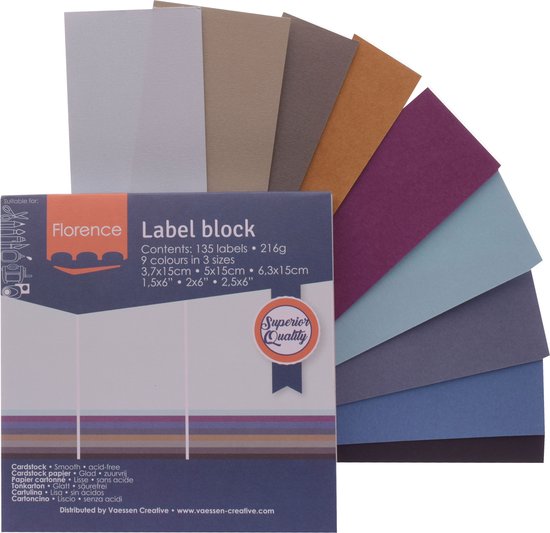 Florence Label Blok 3 Maten Neutrals | bol