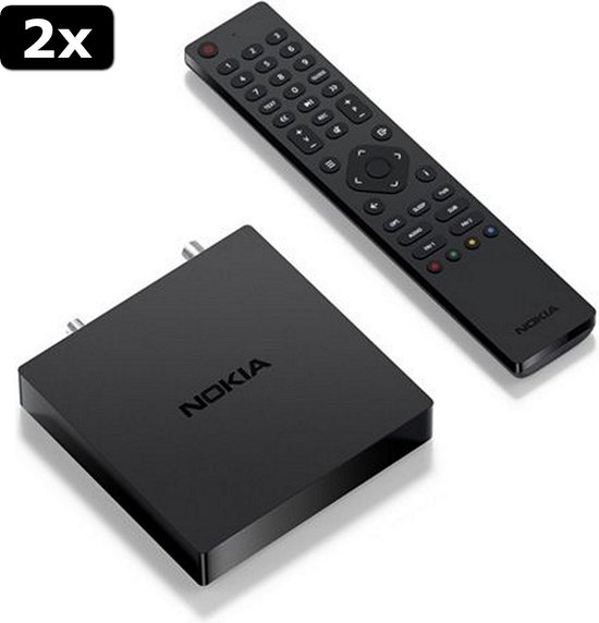 2x Nokia 6000 DVB-T Terrestrische Ontvanger Zwart | bol