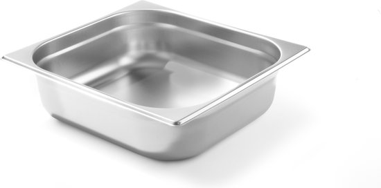 HENDI GN-container 2/3 – Budget Line – 13L – 354x325x150 mm – lichtgewicht roestvrij staal | bol