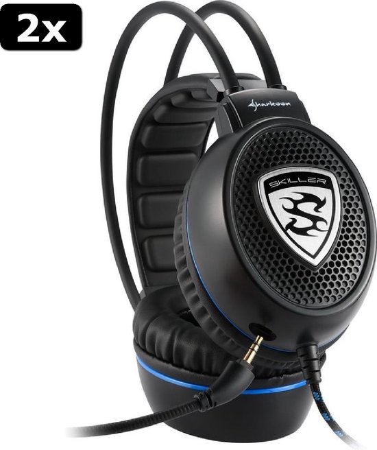 2x Sharkoon Skiller SGH1 - Gaming Headset - PS4 + Xbox One + Windows | bol.com