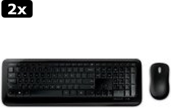 2x Microsoft Wireless Desktop 850 - Draadloos Toetsenbord en Muis | bol.com