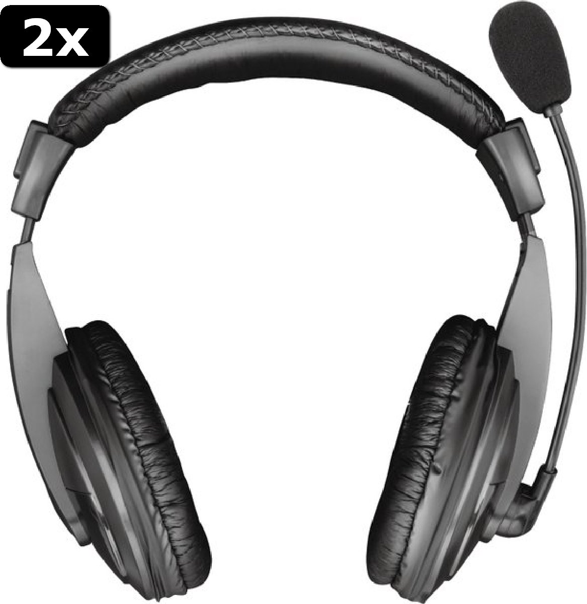 2x Trust Quasar - Headset - Over-Ear - Zwart | bol.com