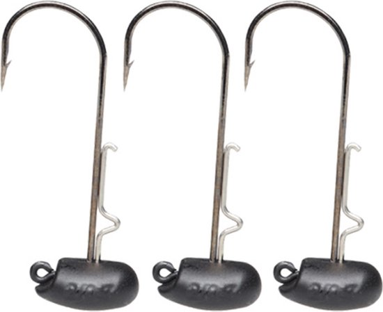 Savage Gear Ned Jighead - Matt Black - Haakmaat 1 - 12g - 3 Stuks ...