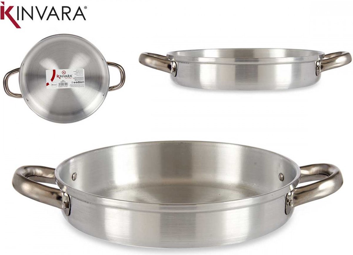Kinvara | Aluminium pan | Met handvatten | 22 CM doorsnede | 5 CM hoge ...