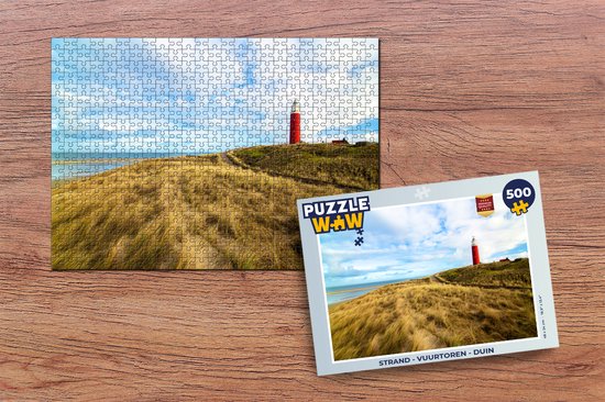 Puzzel Strand - Vuurtoren - Duin - Legpuzzel - Puzzel 500 stukjes | bol