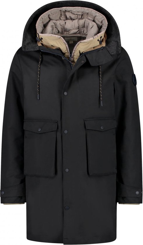 Dstrezzed 3 In 1 Iconic Parka Jassen - Zwart | bol