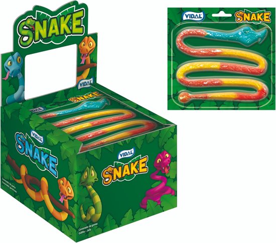 Giant Snake Jelly In Blister - 11 Stuks | bol