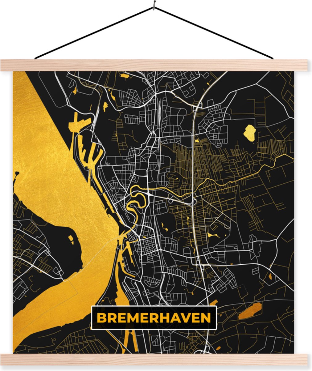 Posterhanger incl. Poster - Schoolplaat - Bremerhaven - Plattegrond ...