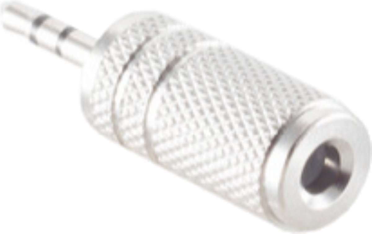 2,5mm Jack (m) - 3,5mm Jack (v) adapter / metaal | bol.com