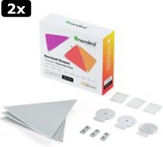 2x Nanoleaf Shapes Triangles Expansion Pack 3PK | bol