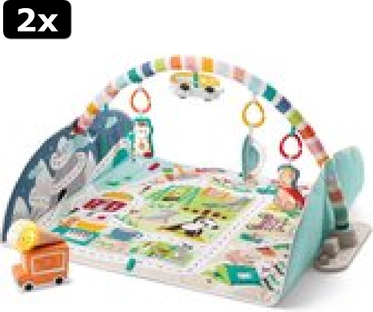 2x centre d'activités Fisher-Price City avec tapis de jeu Jumbo | bol.com