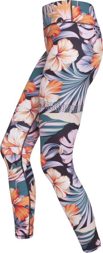 Active Panther Legging Amber Flower Legging Black/orange, Dames Legging met Hoge... | bol