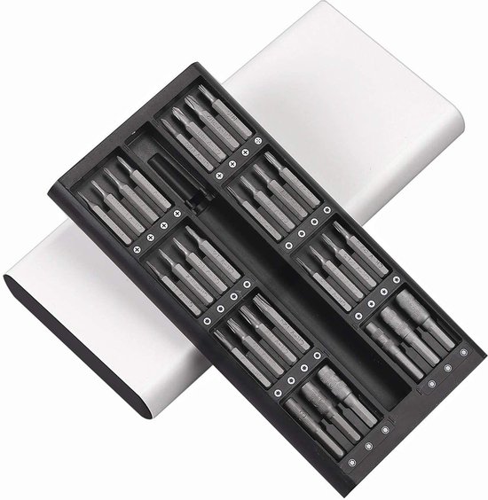 YONO Precisie Schroevendraaierset XL - Torx Bitset - Micro Gereedschapset - Staal - 62... | bol