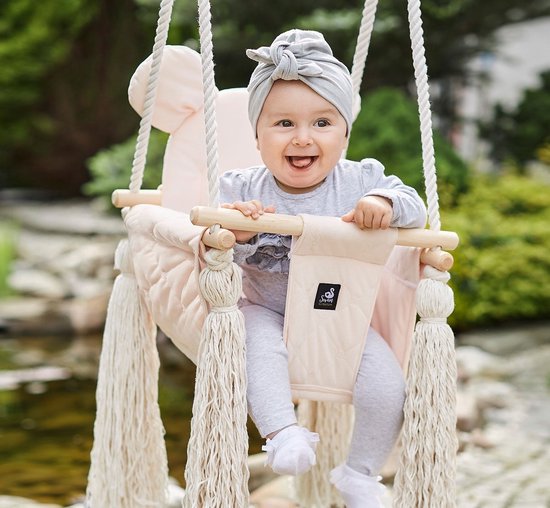 Babyschommel Roze met veiligheidsgordels | bol.com