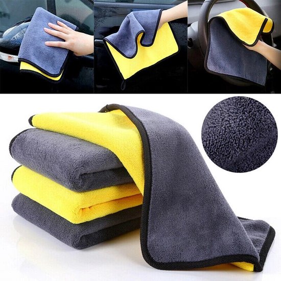 BOTC Microvezel Auto droogdoek - 38cm x 28cm - Poetsdoek - Microvezel ...