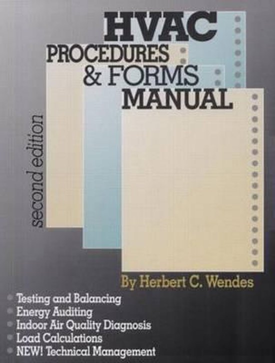 HUAC Procedures and Forms Manual | 9780824709235 | Herbert C. Wendes ...