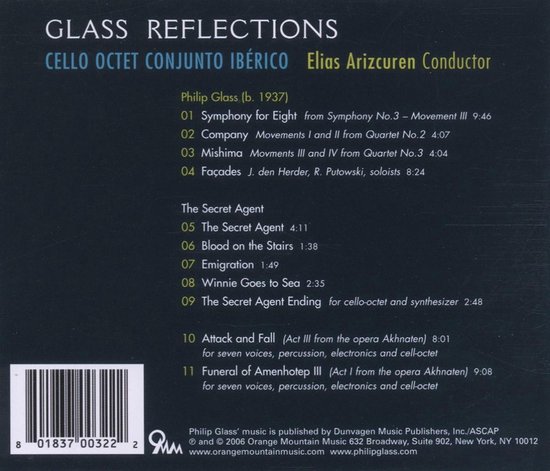 Cello Octet Conjunto Iberico - Glass Reflections (CD), Cello Octet ...