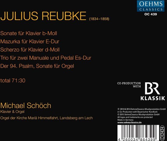 Michael Schoch - Gesamtes Oeuvre Für Klavier & Orgel (CD), Michael ...