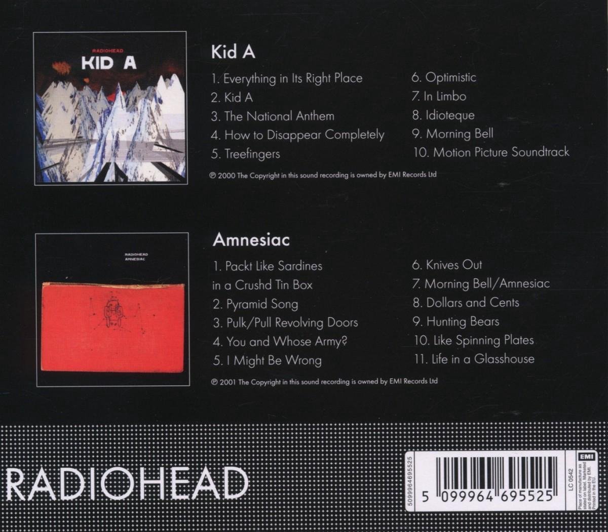 Kid A/Amnesiac, Radiohead | CD (album) | Musique | bol.com