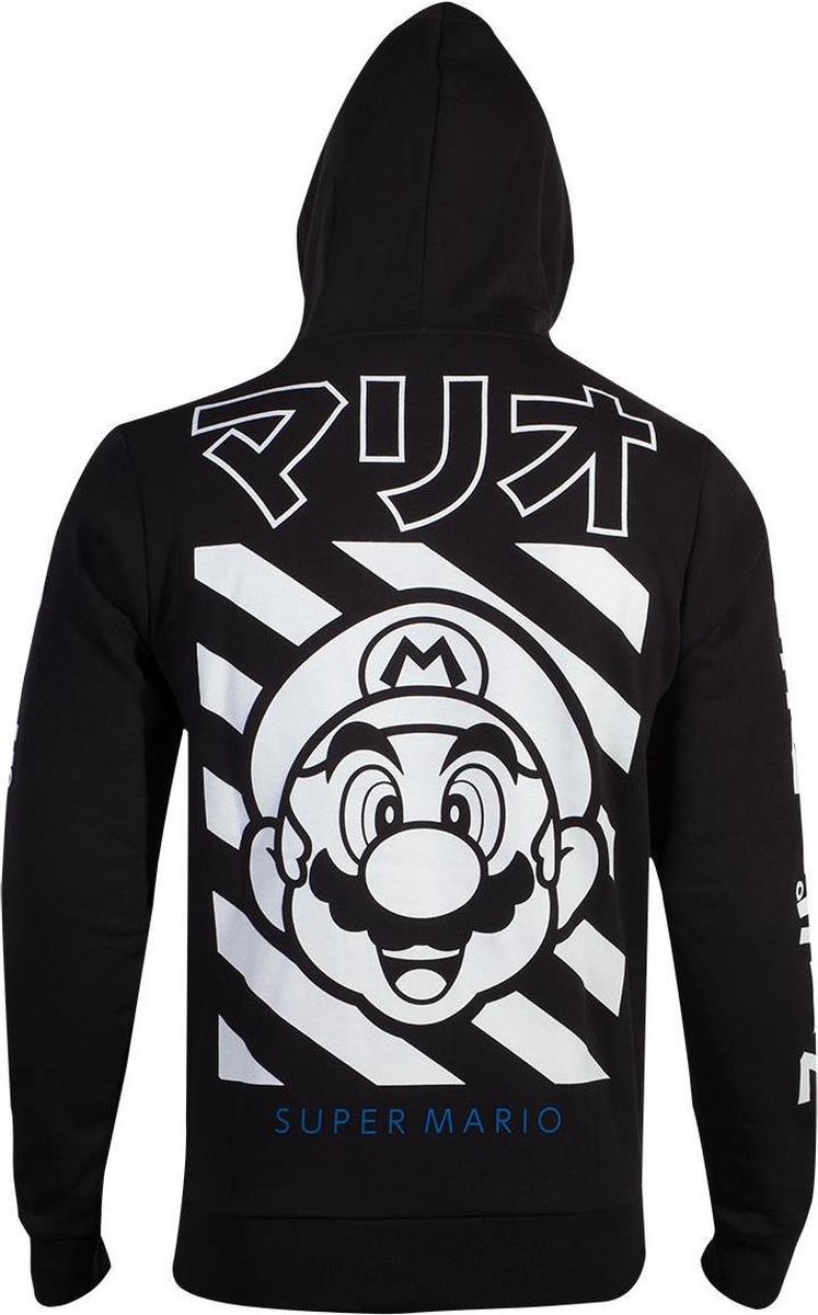 Nintendo Super Mario Vest met capuchon -M- Japan Mario Zwart | bol