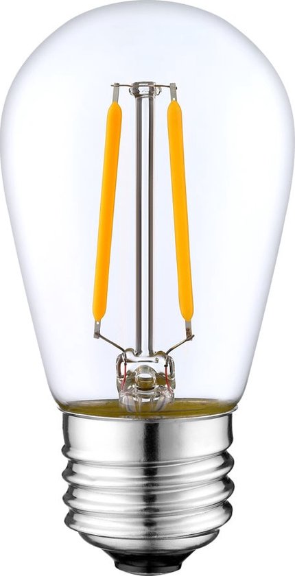 Dimbare 2 watt filament lamp van glas, 2200K: 15 of 25 pack | bol