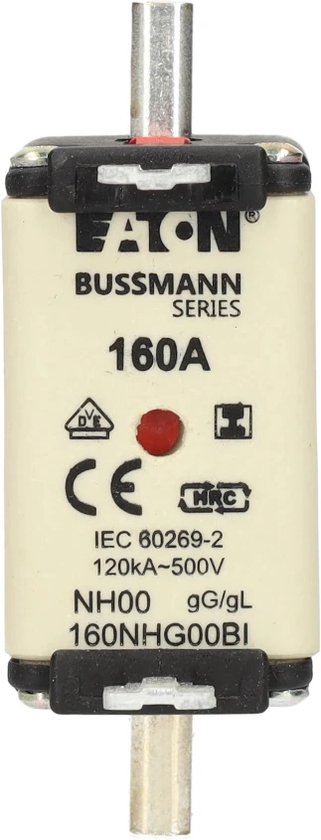 Eaton smeltpatroon (mes) 160A 500V (160NHG00BI) | bol