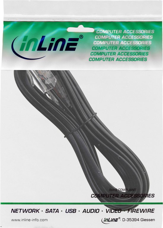 InLine ISDN RJ45 10m 10m Zwart | bol
