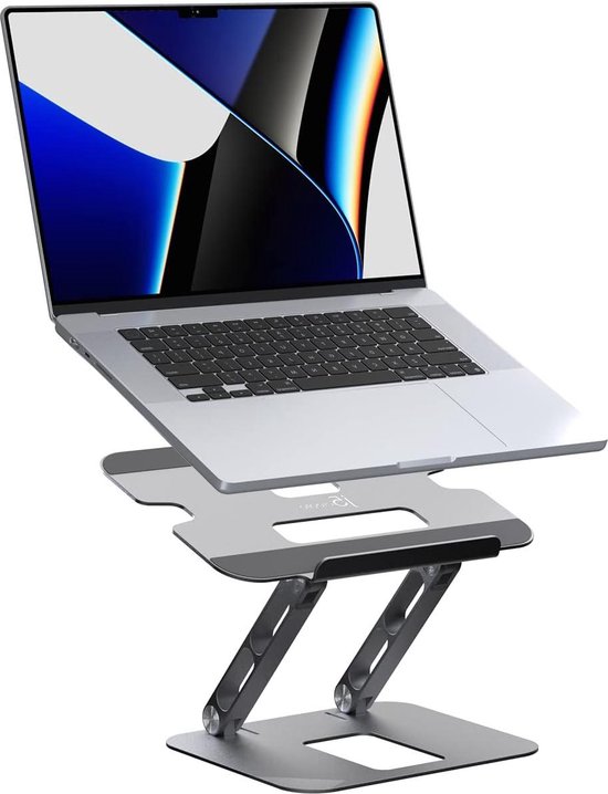 Multi-Angle Aluminum Laptop Stand - Ergonomic Notebook Stand - Suitable ...