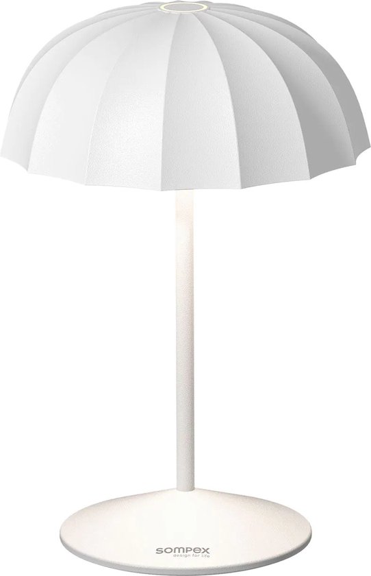 Sompex Tafellamp Ombrellino | Led | Wit - indoor / outdoor / voor binnen en buiten met... | bol