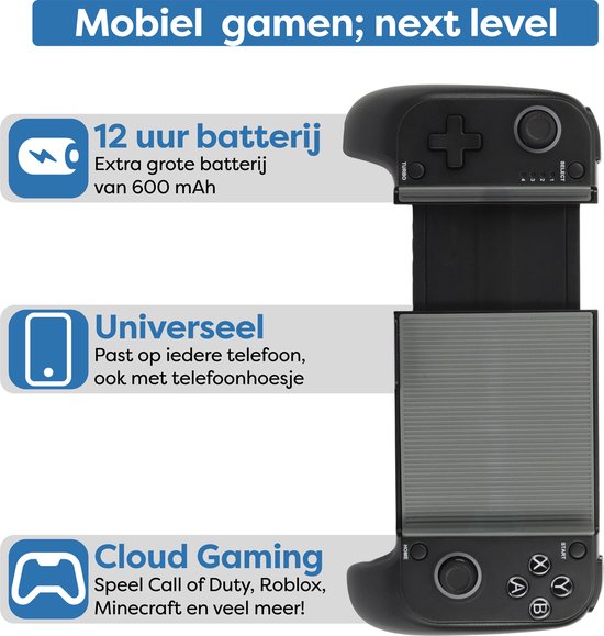 Draadloze Telefoon Controller geschikt voor Nintendo Switch, iPhone ...