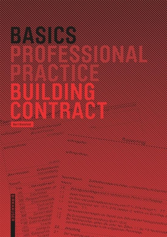 Basics- Basics Building Contract | 9783035616026 | Boeken | bol