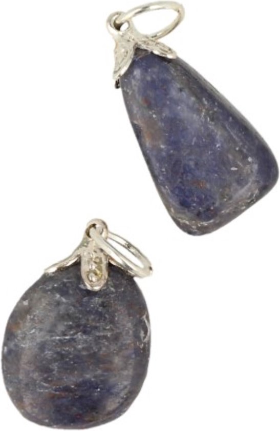 Ruben Robijn Dumortieriet edelsteen hanger | bol