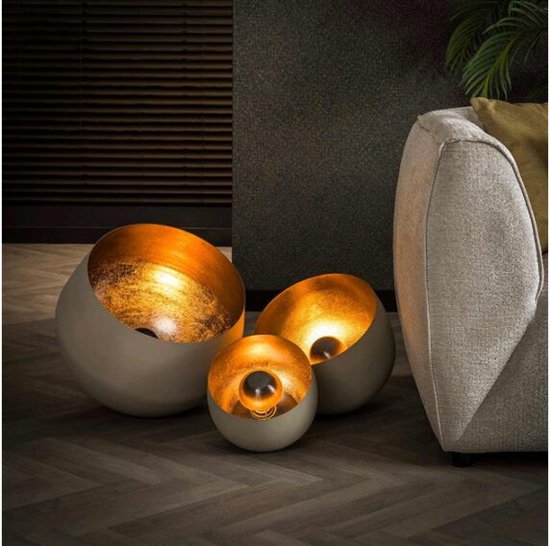 Tafellamp Basket Ø28 cm in Natuurlijk Grijs Design - Natural Grey ...