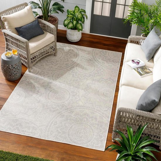 Modern Alanya Outdoor Tapijt - Boho Tapijt voor Buiten - Gemakkelijk ...