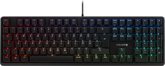 CHERRY G80-3000N RGB toetsenbord Universeel USB QWERTZ Duits Zwart | bol