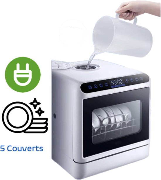 L'air Pur Mini Vaatwasser met waterreservoir - Kleine vaatwasser - 5L ...