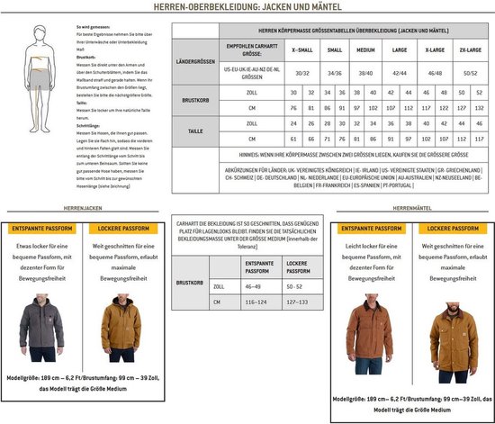 Carhartt Relaxed Fit Duck Detroit Jacket 106234 Carhartt® Brown-XXL | bol