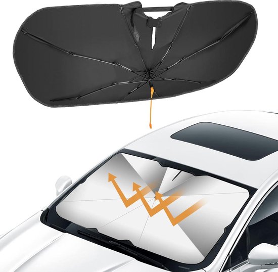 Windscreen Sun Protection UV Protection - Folding Car Windscreen Sun ...