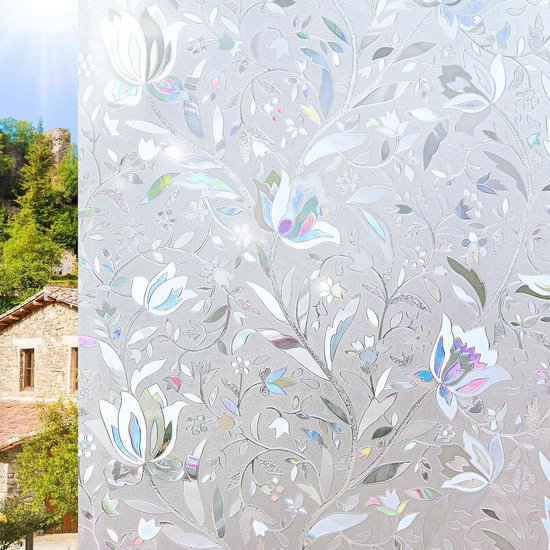 Raamfolie privacy - thermische raamfolie vinylglas - privacyfolie voor ...