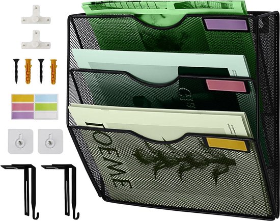 Hangende wandbestanden houder - A4 gaas in lade - hangende muur bestand ...