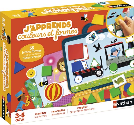 Bordspel Nathan I am learning Colors And Shapes (FR) | Games | bol