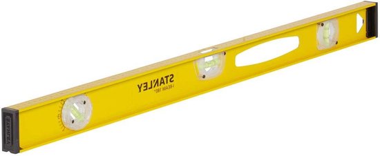 180° waterpas liniaal 80 cm lengte aluminium verticale-horizontale ...