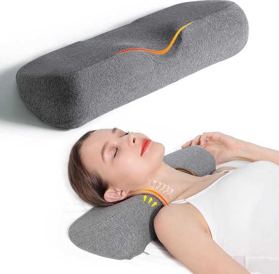 Cervicaal nekkussen voor stijve nekpijnverlichting - Traagschuimkussen - Neem afscheid... | bol