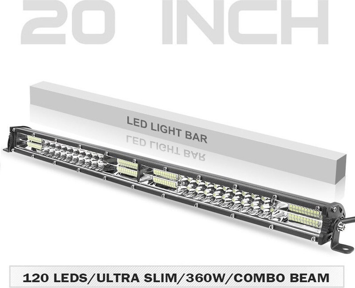 LED Bar / Licht Balk - Spot Combo Beam, Werk Lamp Offroad 20 Inch / 50 ...