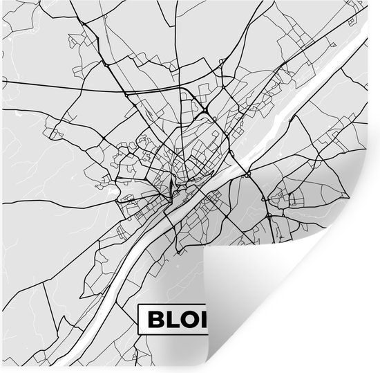 Stickers muraux - Carte - Blois - Plan de ville - Carte - France ...