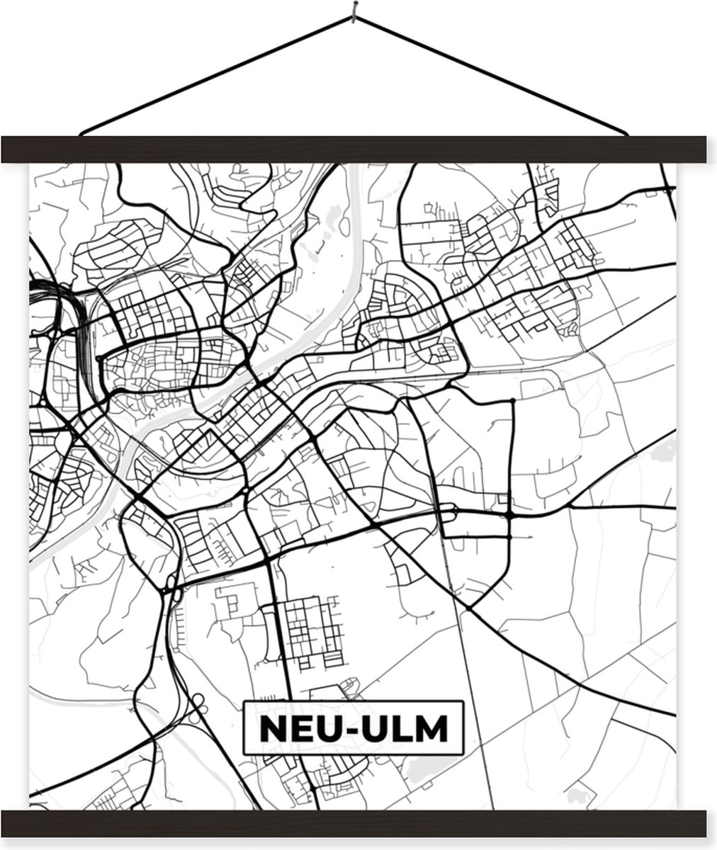 Porte-affiche avec affiche - Affiche scolaire - Neu-Ulm - Carte - Plan ...